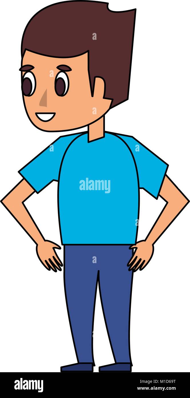 Boy kid cartoon Stock Vector Image & Art - Alamy