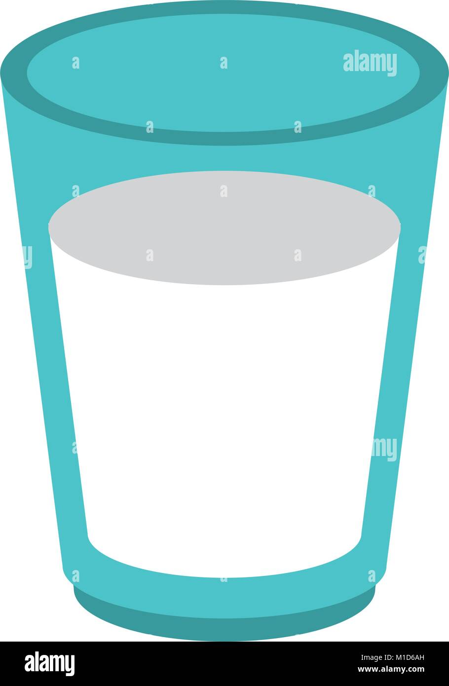 Milk glass cup Stock Vector Image & Art - Alamy