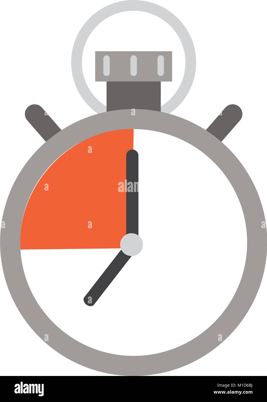 Timer clock symbol Stock Vector Image & Art - Alamy