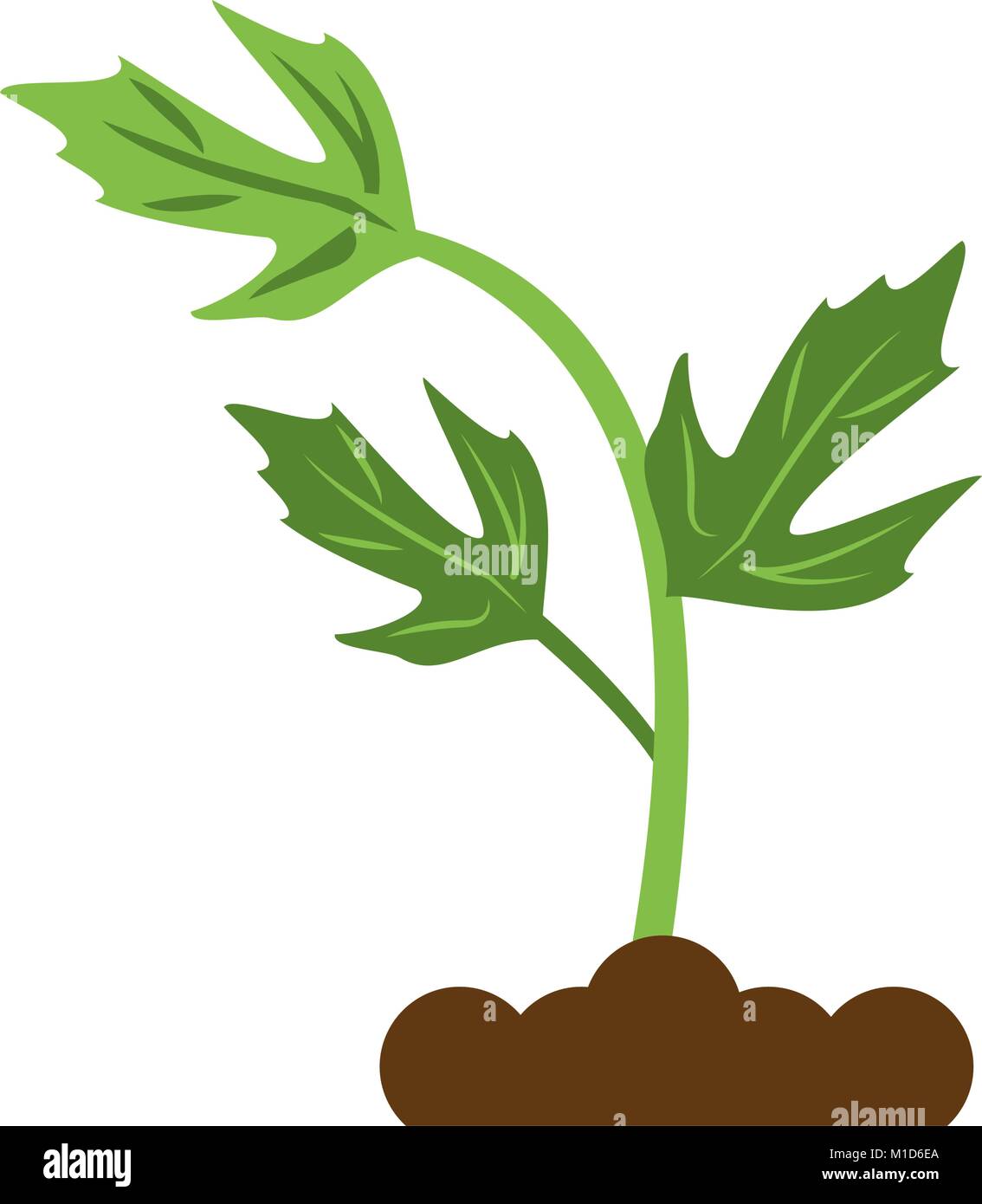 Petal on ground Stock Vector Images - Alamy