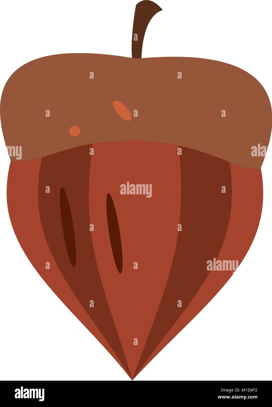 Nut food symbol Stock Vector Image & Art - Alamy