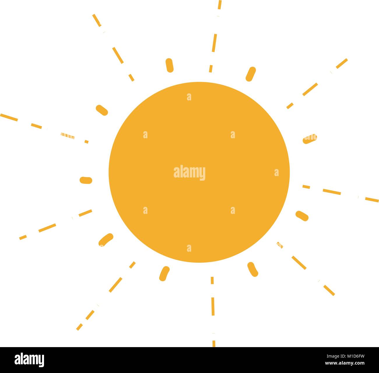 colorful natural sun light ray weather vector illustration Stock Vector ...