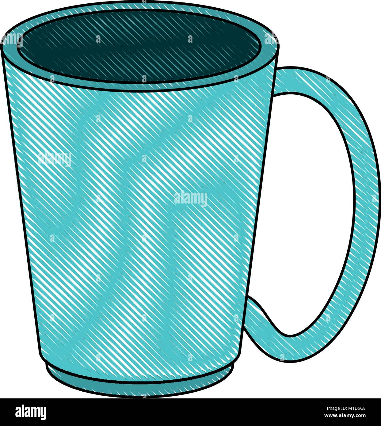 Empty porcelain mug Stock Vector Image & Art - Alamy