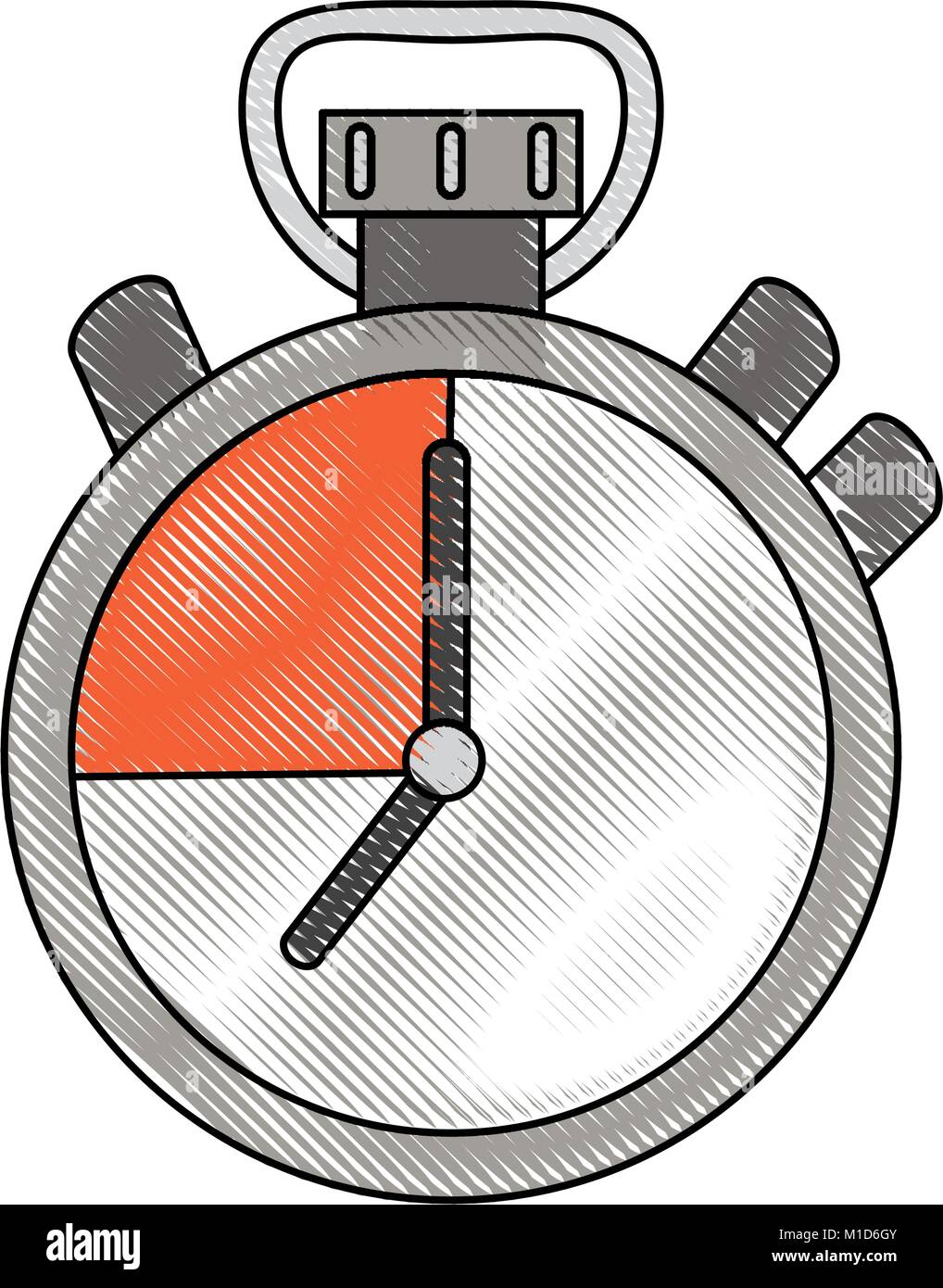 Timer clock symbol Stock Vector Image & Art - Alamy
