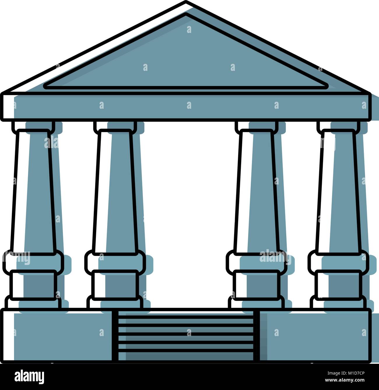 greek building design Stock Vector Image & Art - Alamy