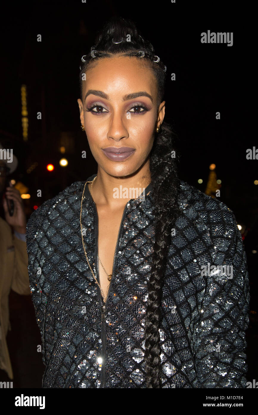 AzMarie Livingston arriving for her birthday party at Rush Street ...
