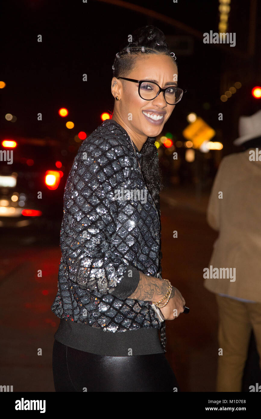 AzMarie Livingston arriving for her birthday party at Rush Street ...