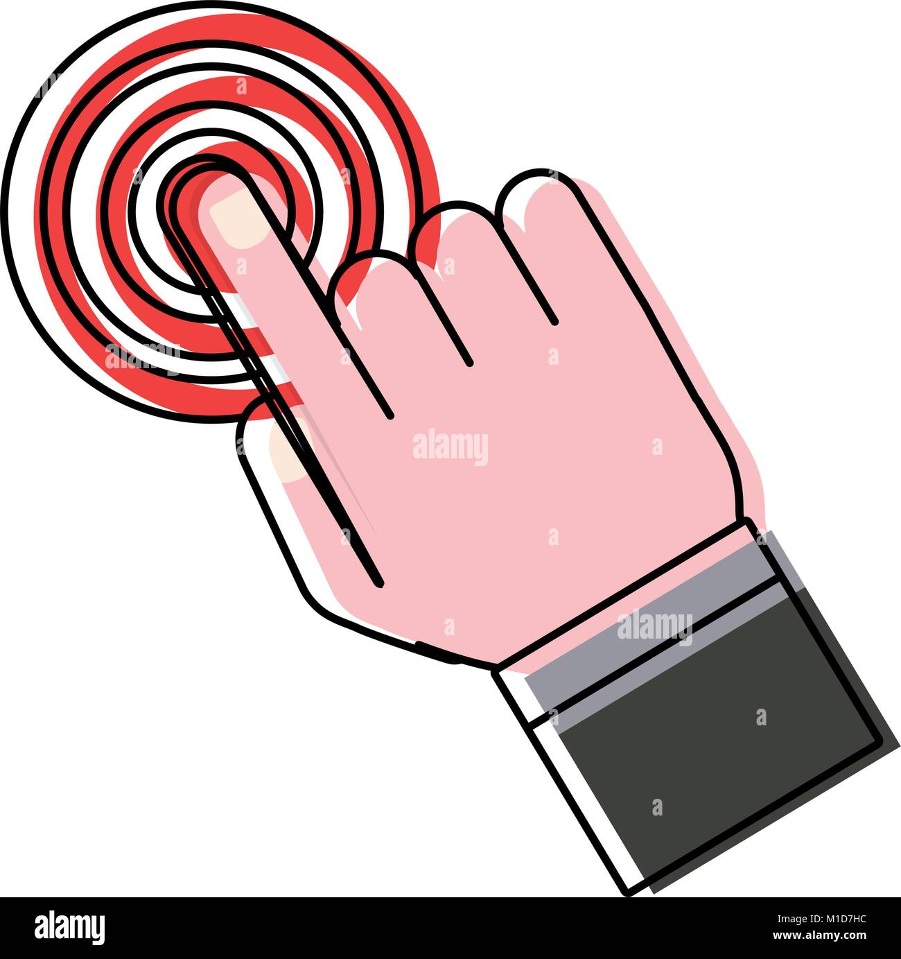 Hand vector illustration Stock Vector Image & Art - Alamy