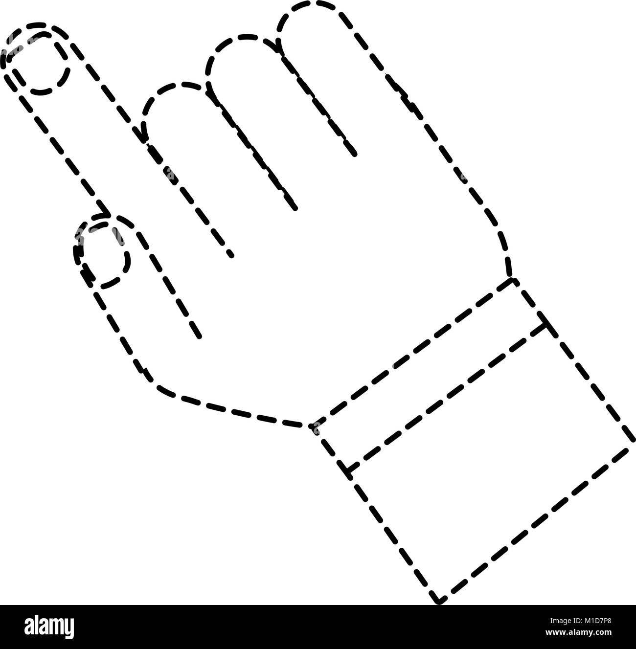 Hand vector illustration Stock Vector Image & Art - Alamy