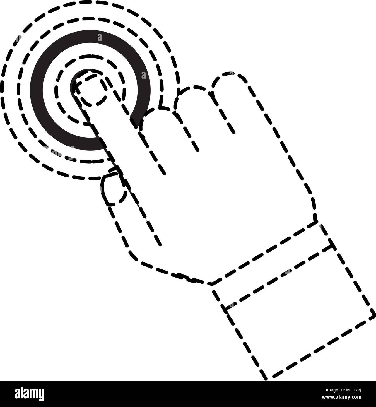 Hand vector illustration Stock Vector Image & Art - Alamy