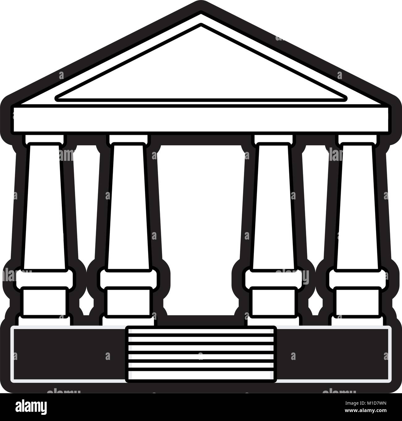 greek building design Stock Vector Image & Art - Alamy