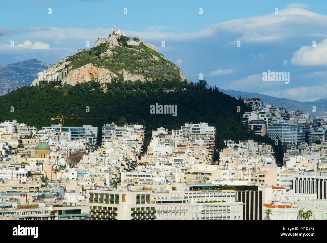 Skyline of Athens Greece Stock Photo - Alamy