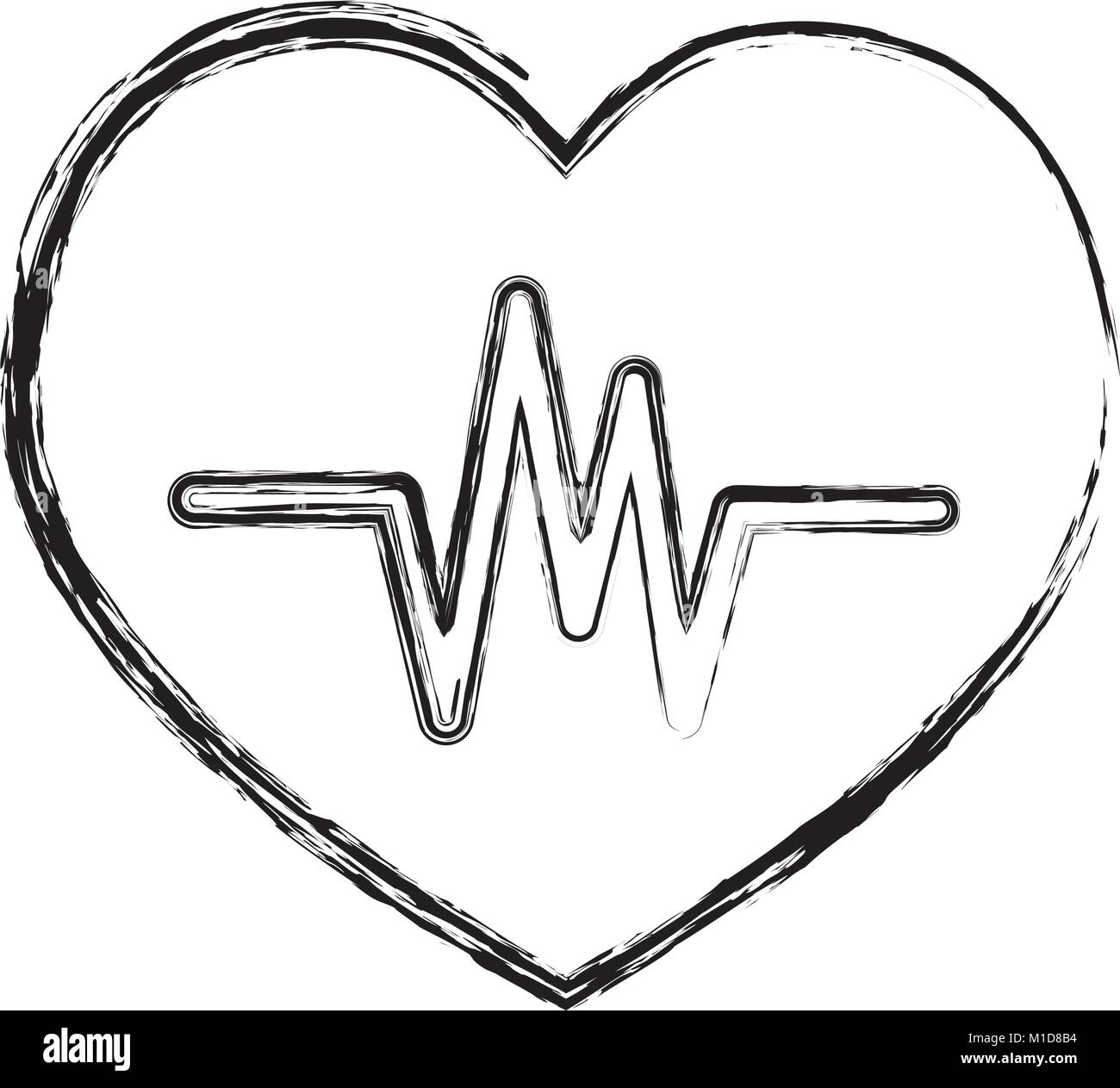 Uncolored heart hi-res stock photography and images - Alamy