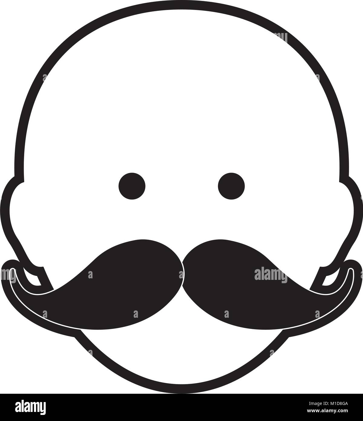 man with mustache design Stock Vector Image & Art - Alamy