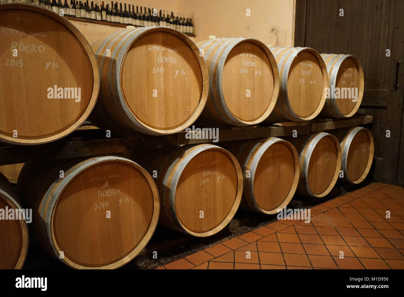 Barrique for wine maturing Stock Photo - Alamy