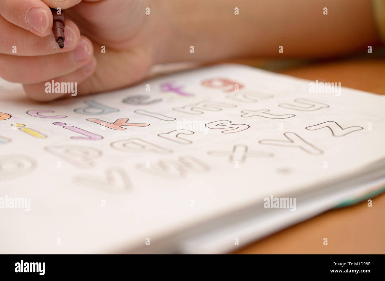 Childs Handwriting High Resolution Stock Photography and Images - Alamy