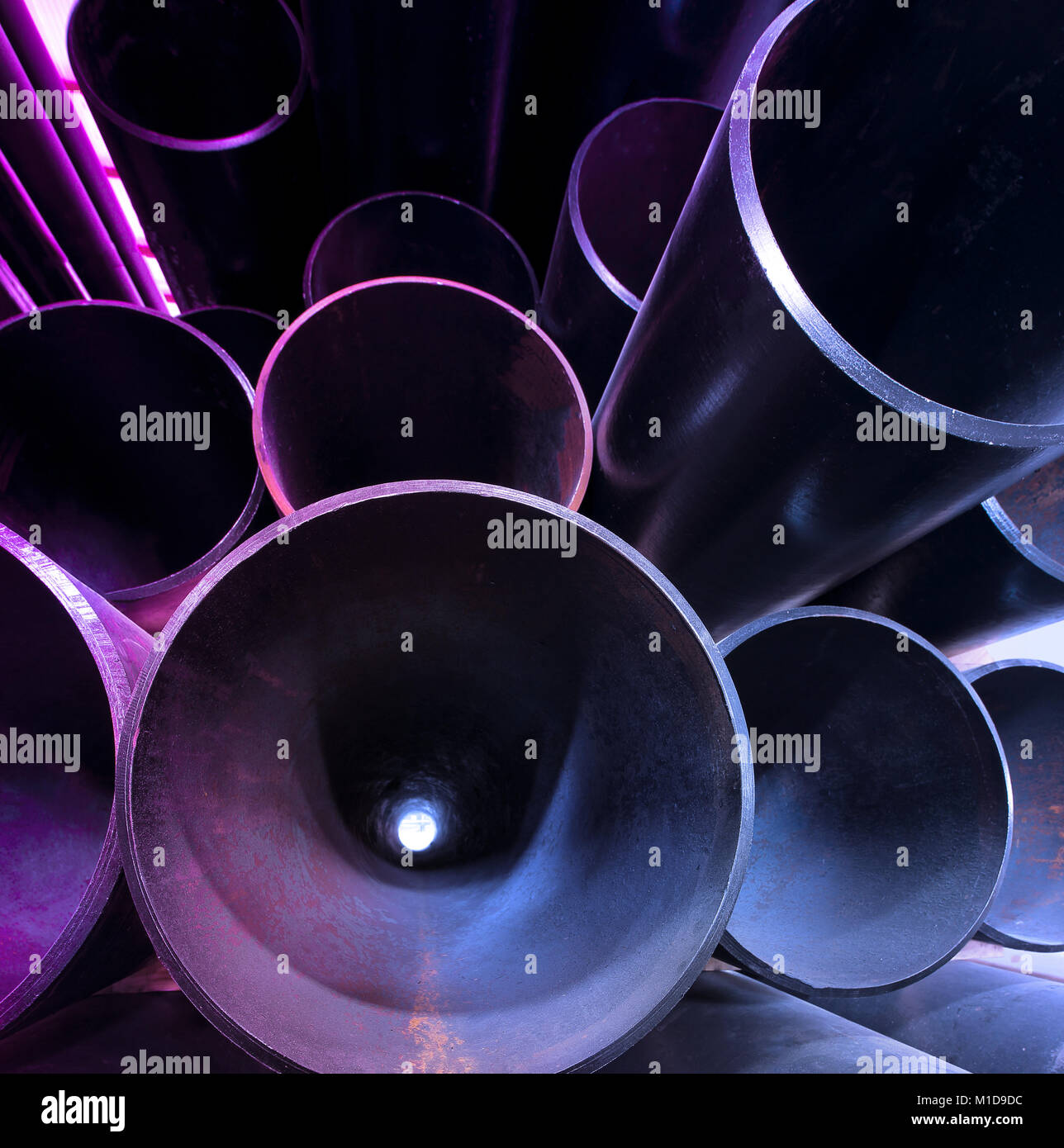 Industrial steel pipe Stock Photo - Alamy