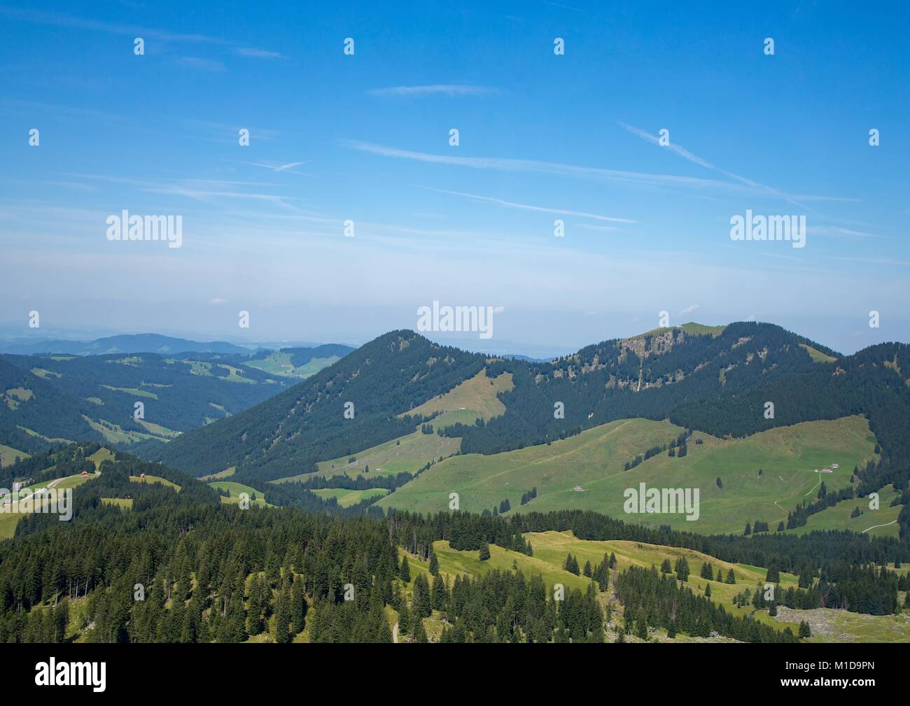 Landscape of the Alpstein and the Saentis which are a subgroup of the ...