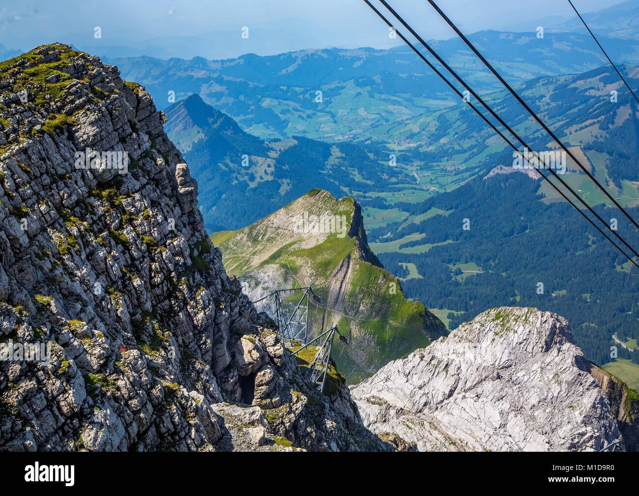 Landscape of the Alpstein and the Saentis which are a subgroup of the ...
