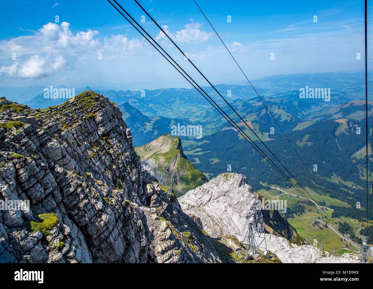 Landscape of the Alpstein and the Saentis which are a subgroup of the ...