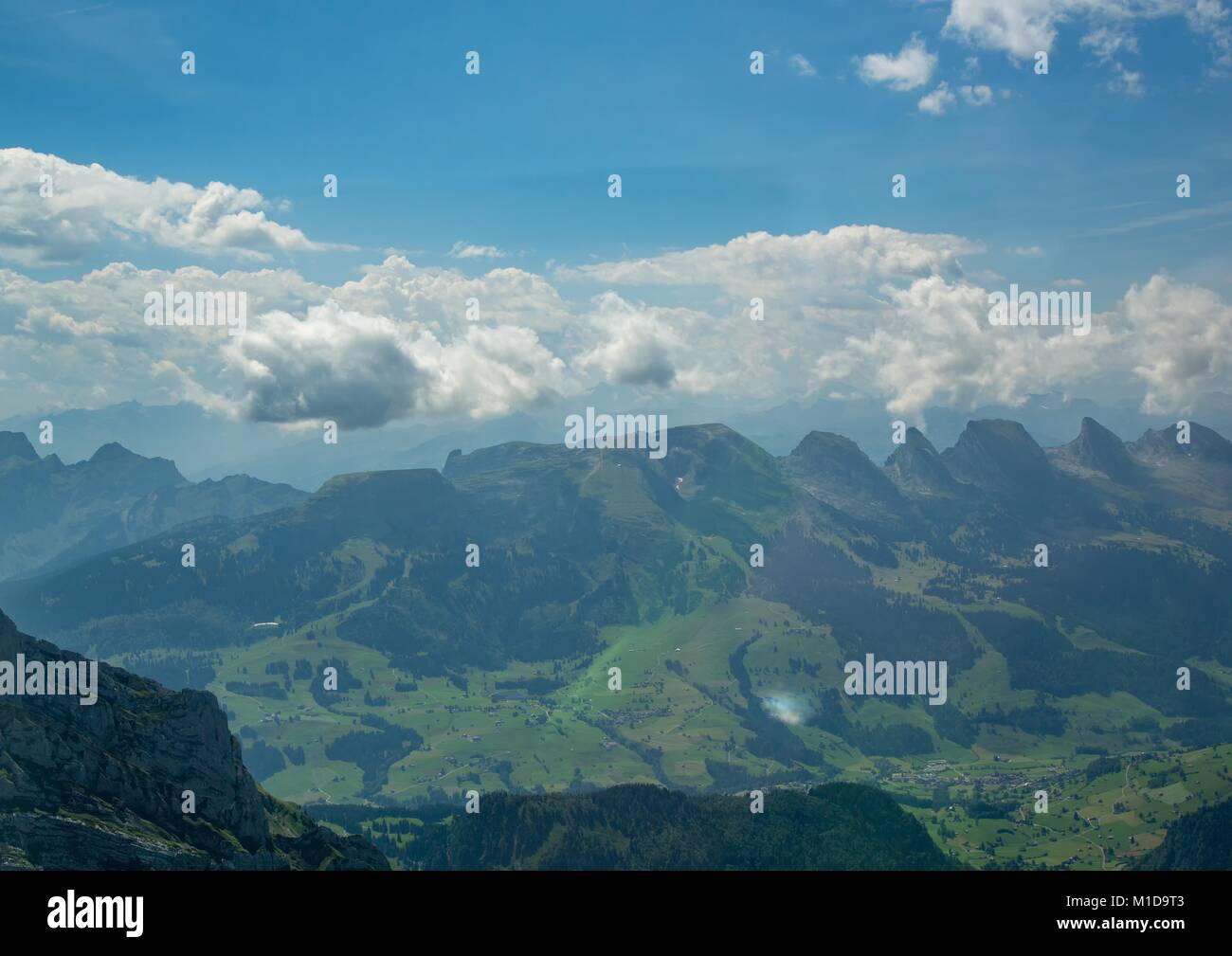 Landscape of the Alpstein and the Saentis which are a subgroup of the ...