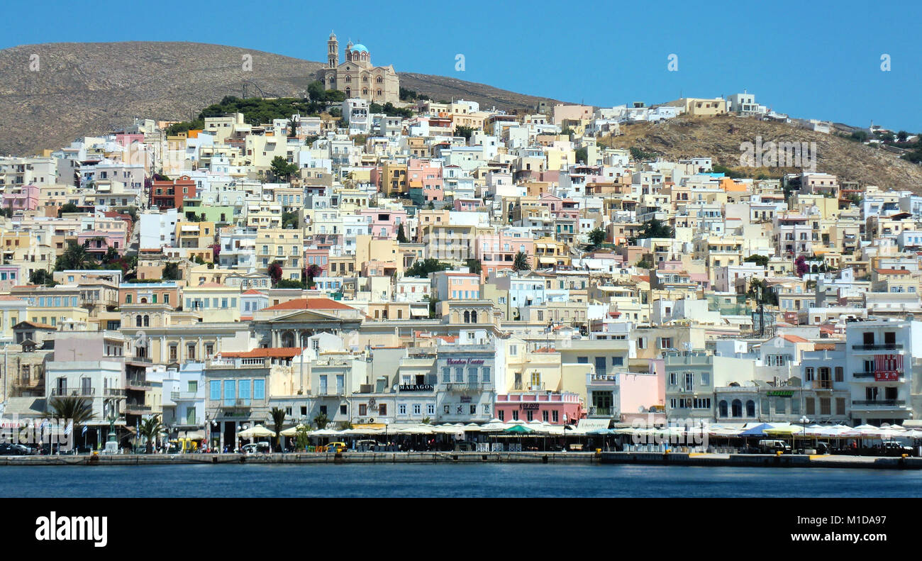 Syros island in Greece Stock Photo - Alamy
