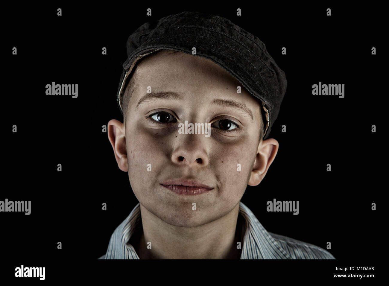 sad young boy Stock Photo - Alamy