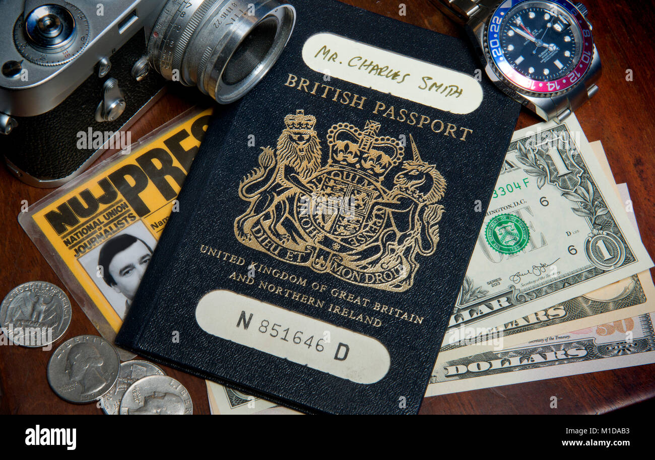 Old Uk Passport High Resolution Stock Photography and Images - Alamy