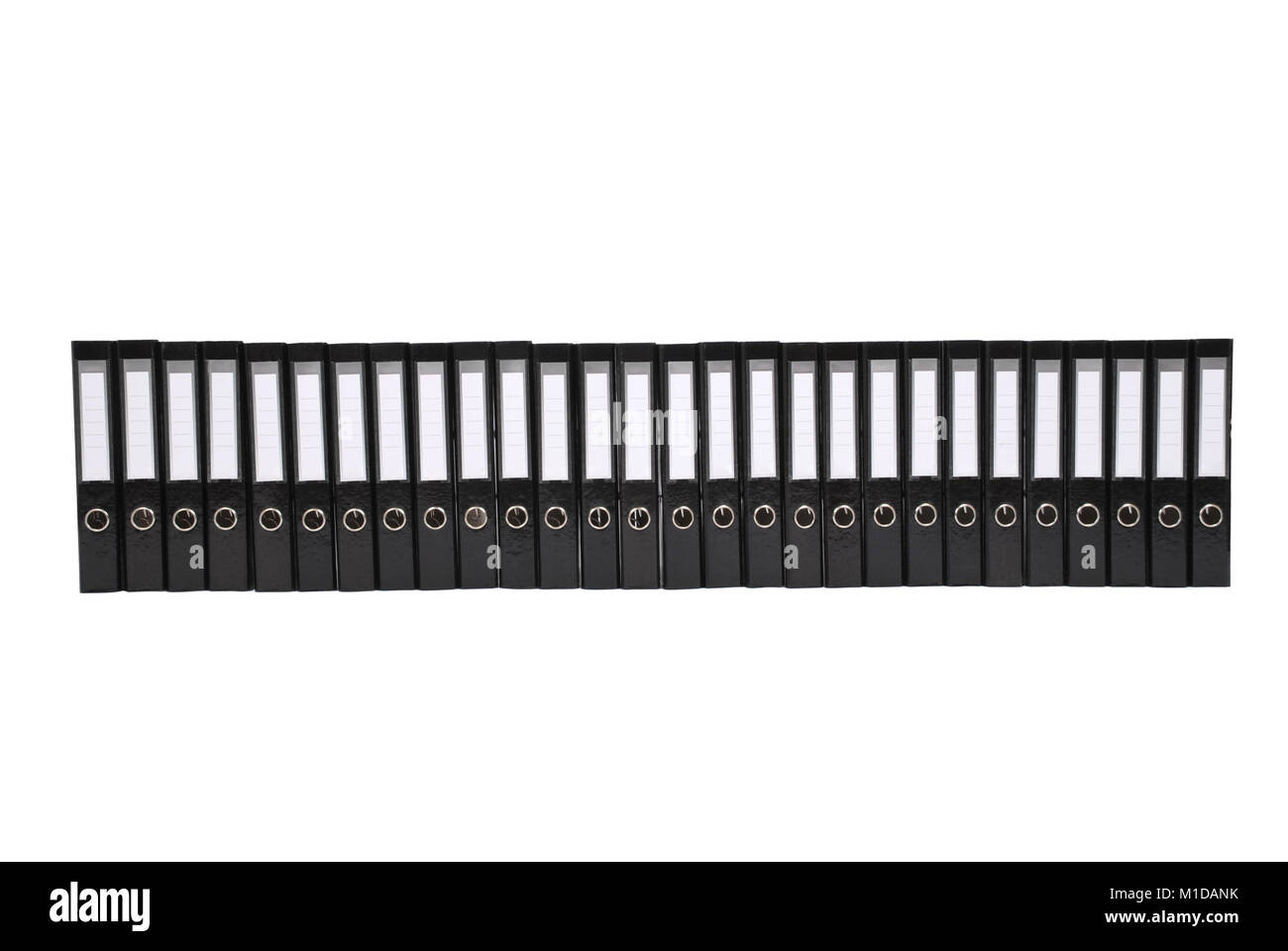 Many the big black folders on a white background Stock Photo - Alamy