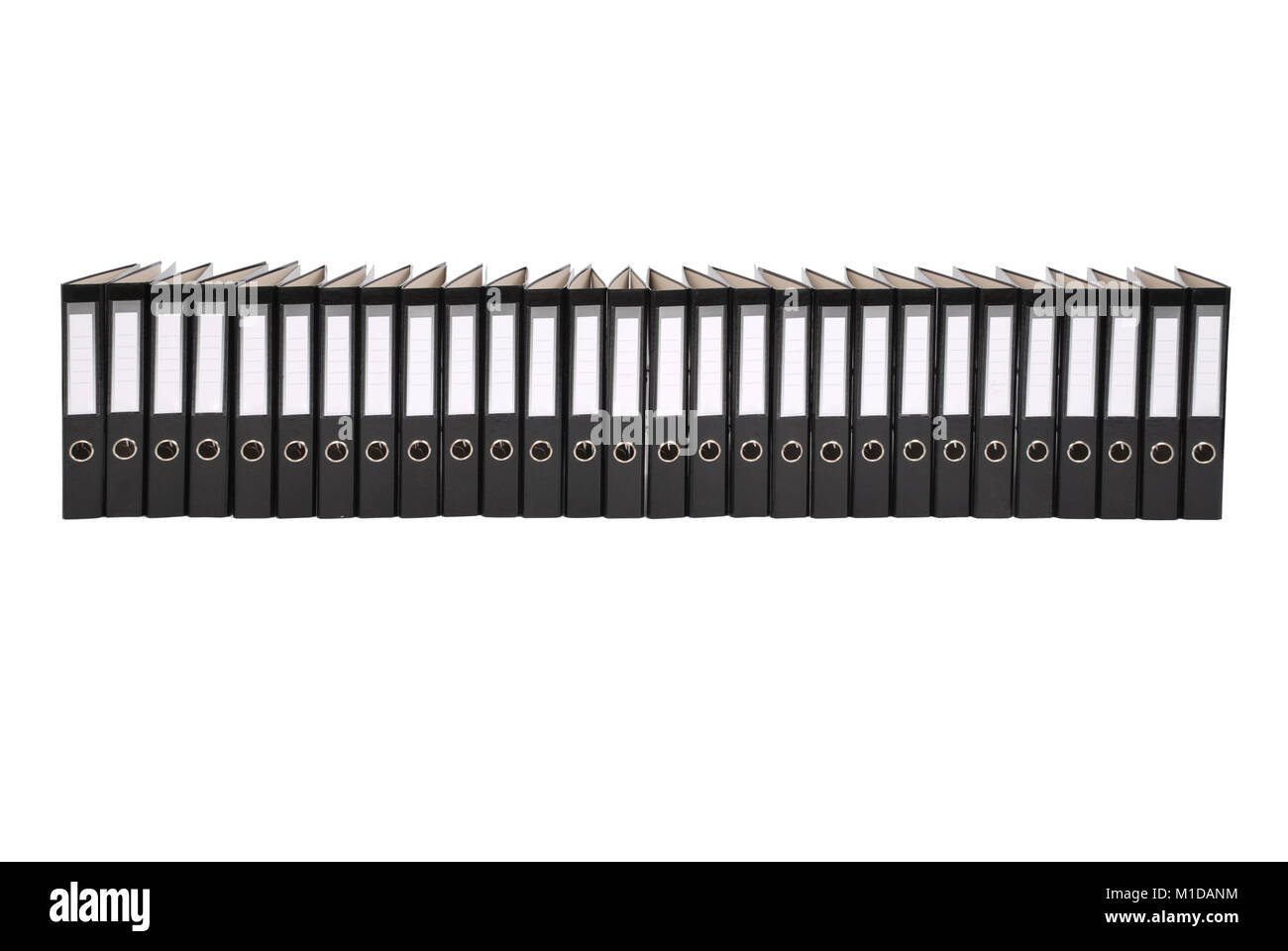 Many the big black folders on a white background Stock Photo - Alamy