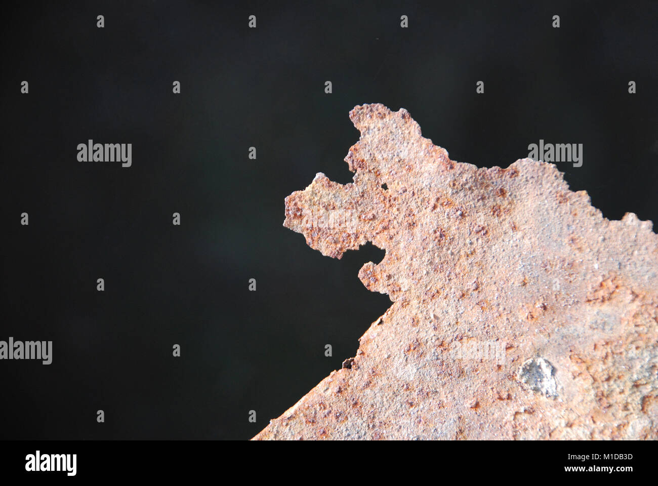 Background rusty metal on black Stock Photo - Alamy