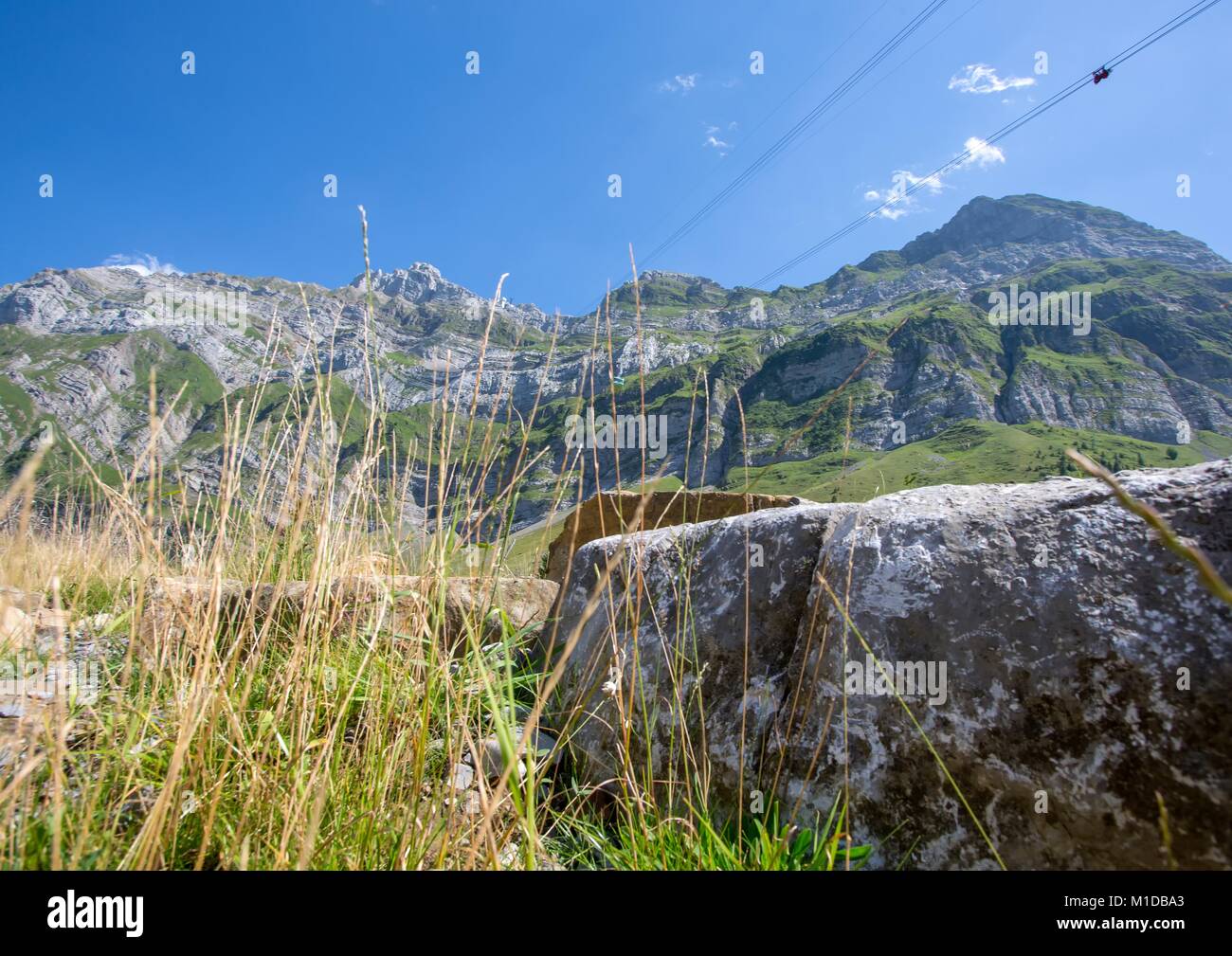Landscape of the Alpstein and the Saentis which are a subgroup of the ...