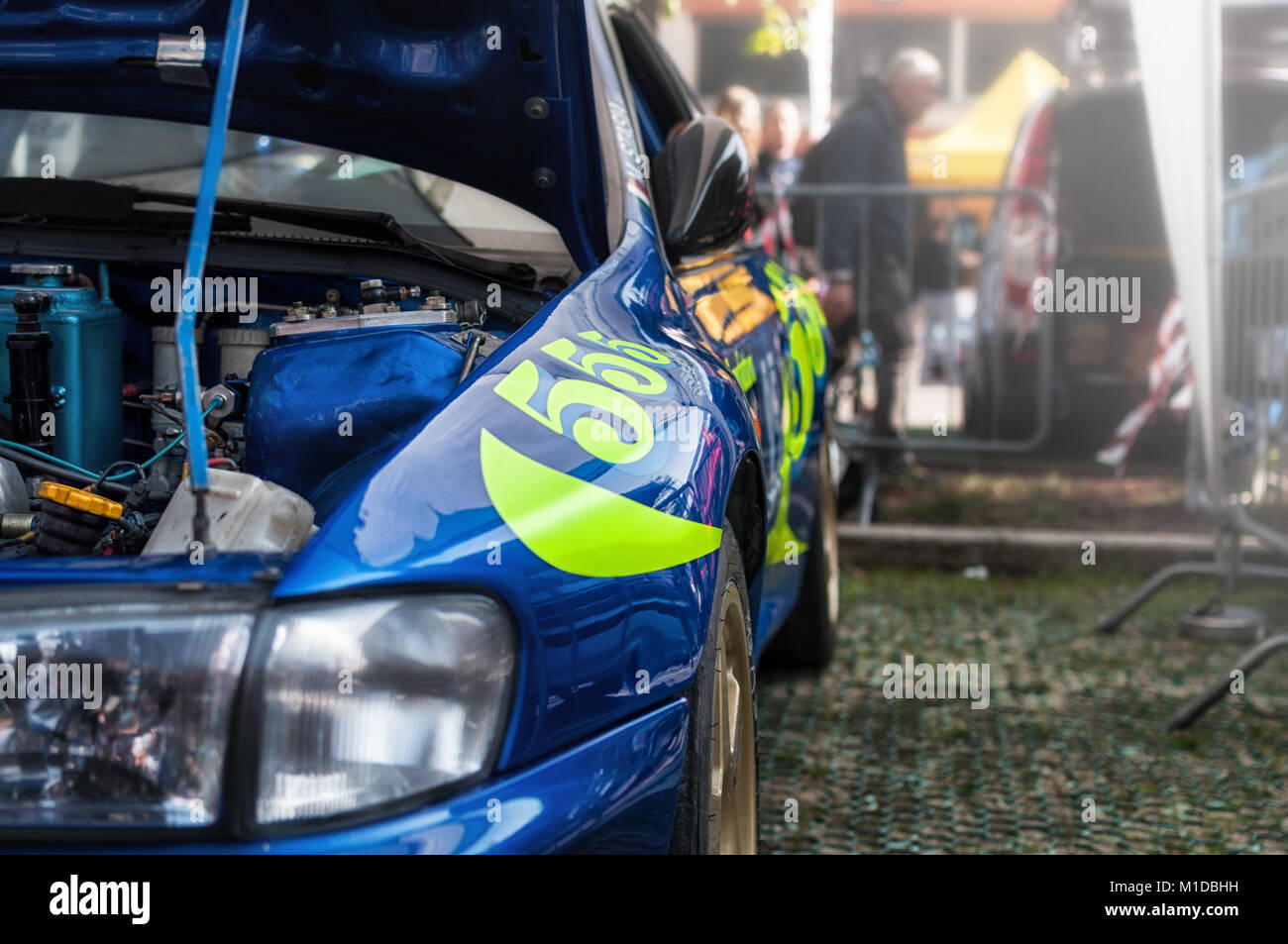 Subaru Impreza WRC old racing car rally THE LEGEND 2017 the famous SAN ...