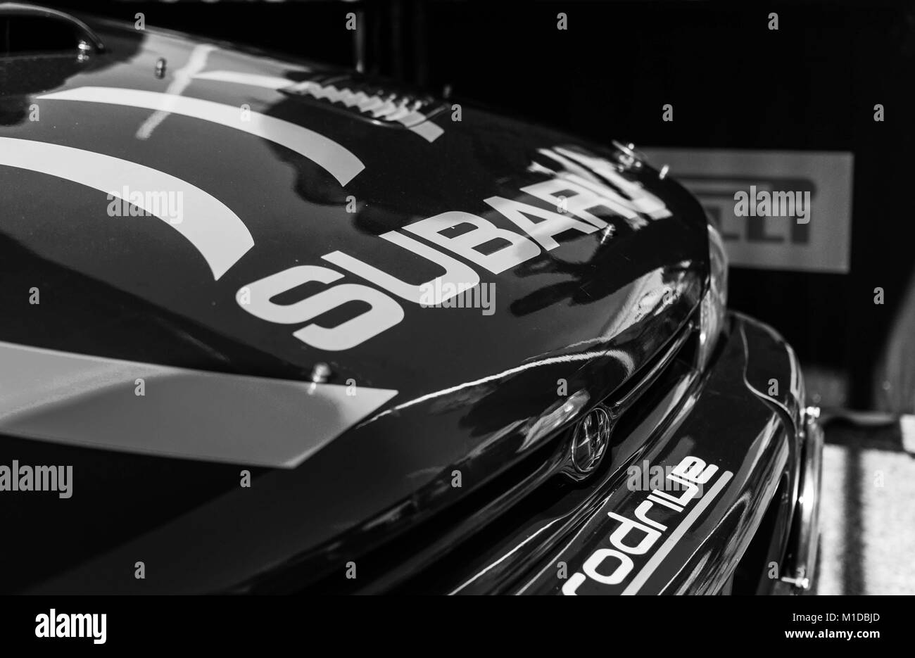 Subaru Impreza WRC old racing car rally THE LEGEND 2017 the famous SAN ...