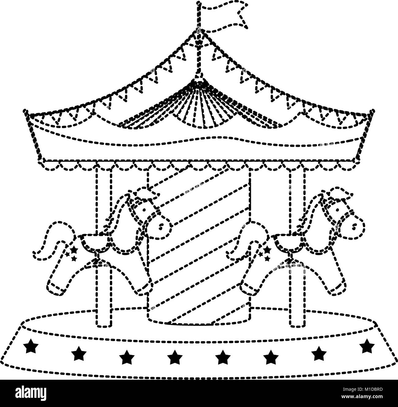 carousel vector illustration Stock Vector Image & Art - Alamy