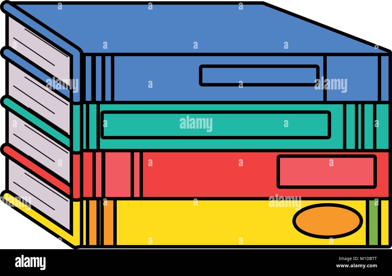pile of books design Stock Vector Image & Art - Alamy