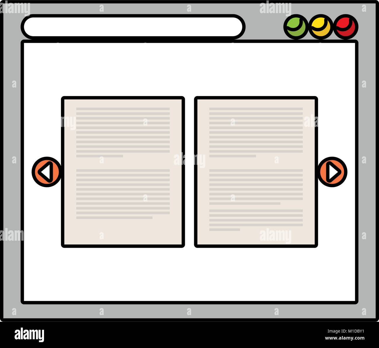 computer window design Stock Vector Image & Art - Alamy