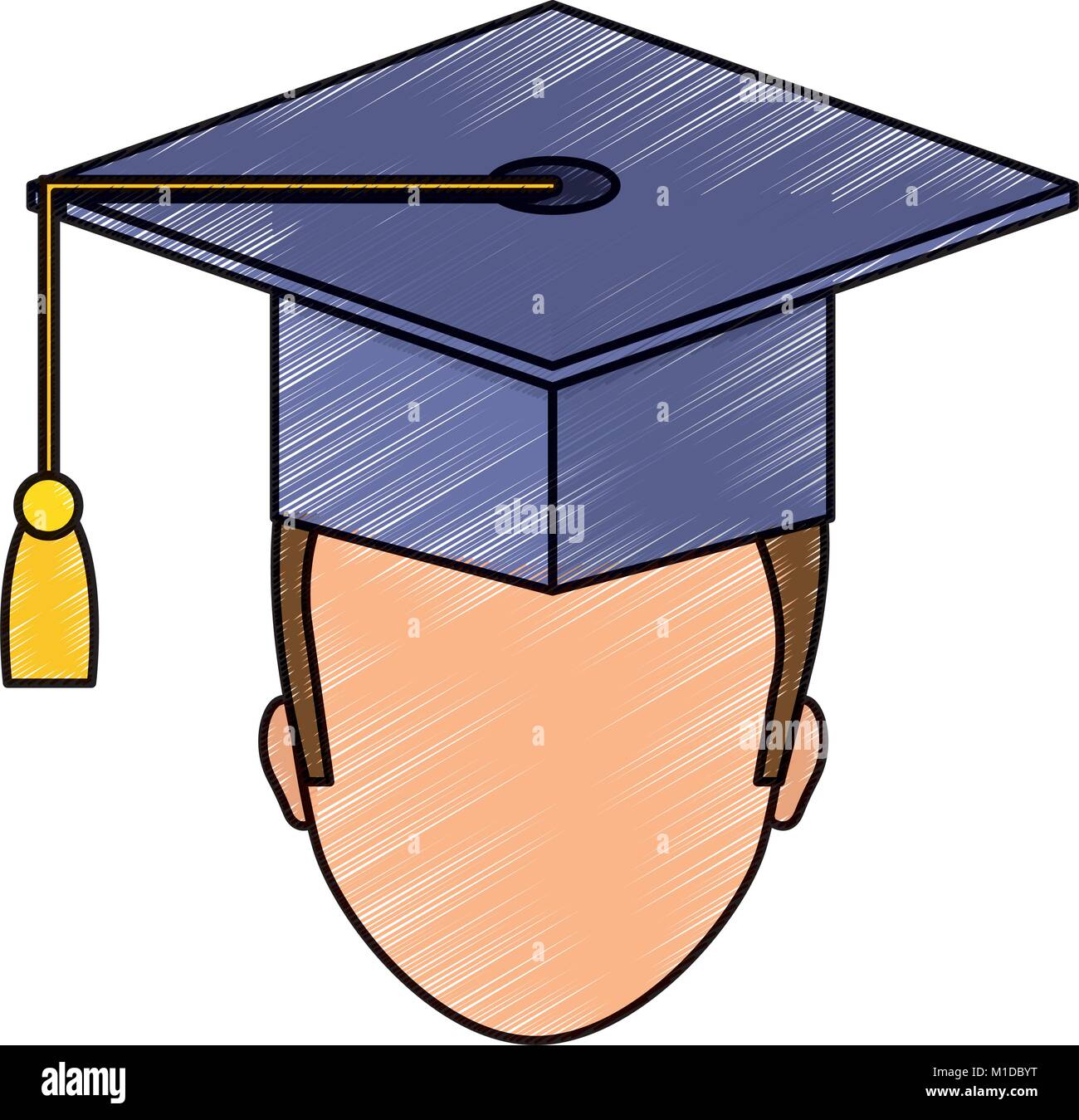 Graduation man design Stock Vector Image & Art - Alamy