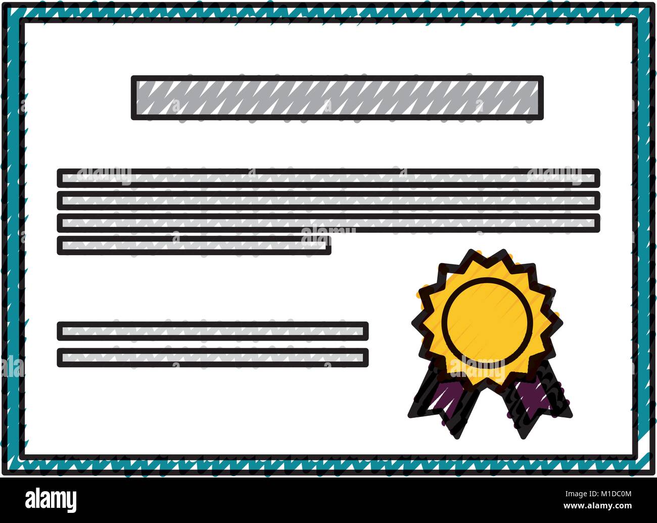 diploma vector illustration Stock Vector Image & Art - Alamy