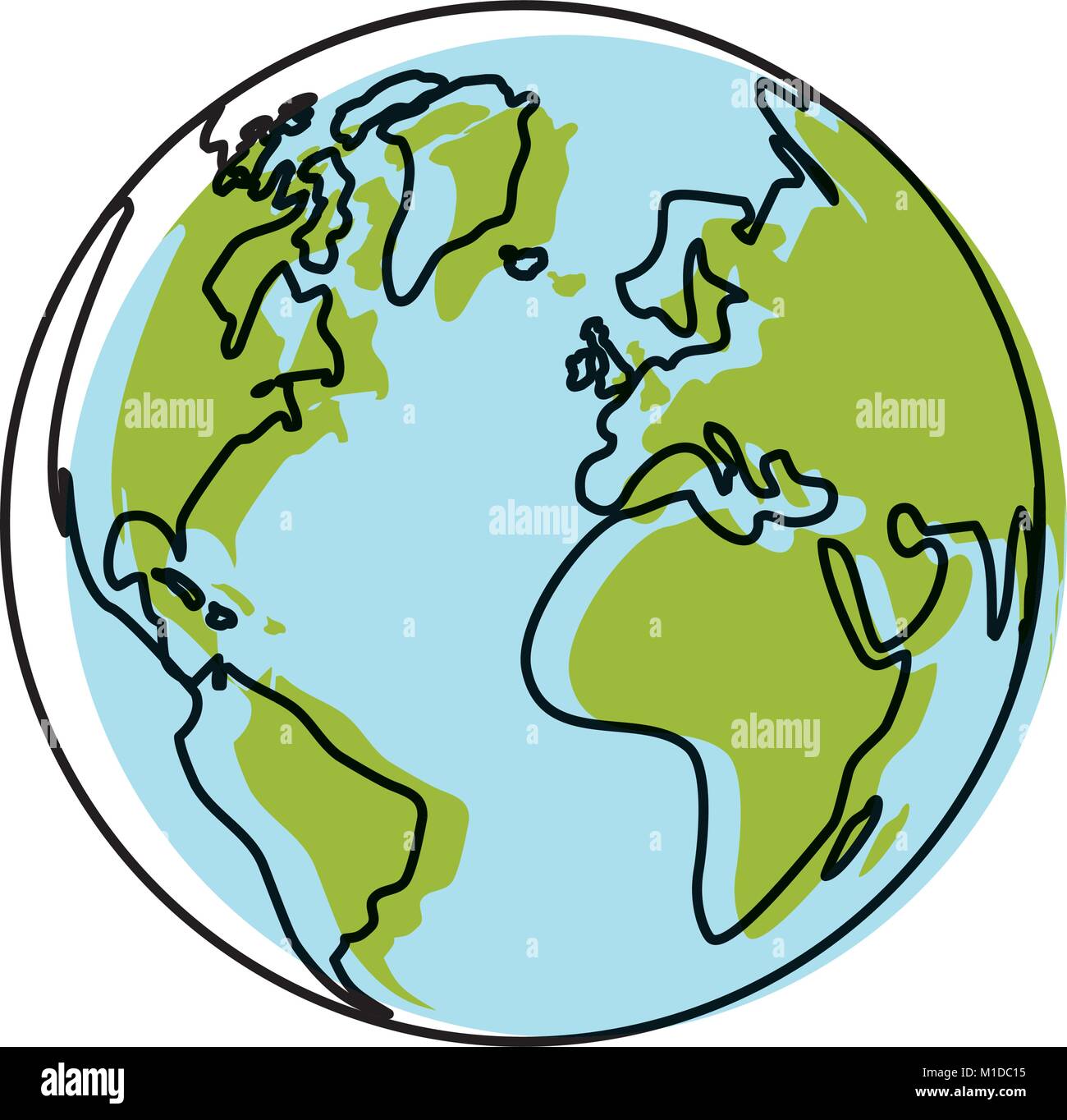 globe vector illustration Stock Vector Image & Art - Alamy