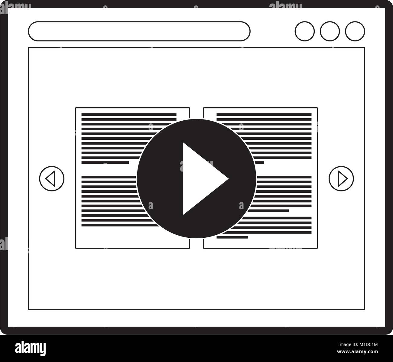 computer window design Stock Vector Image & Art - Alamy