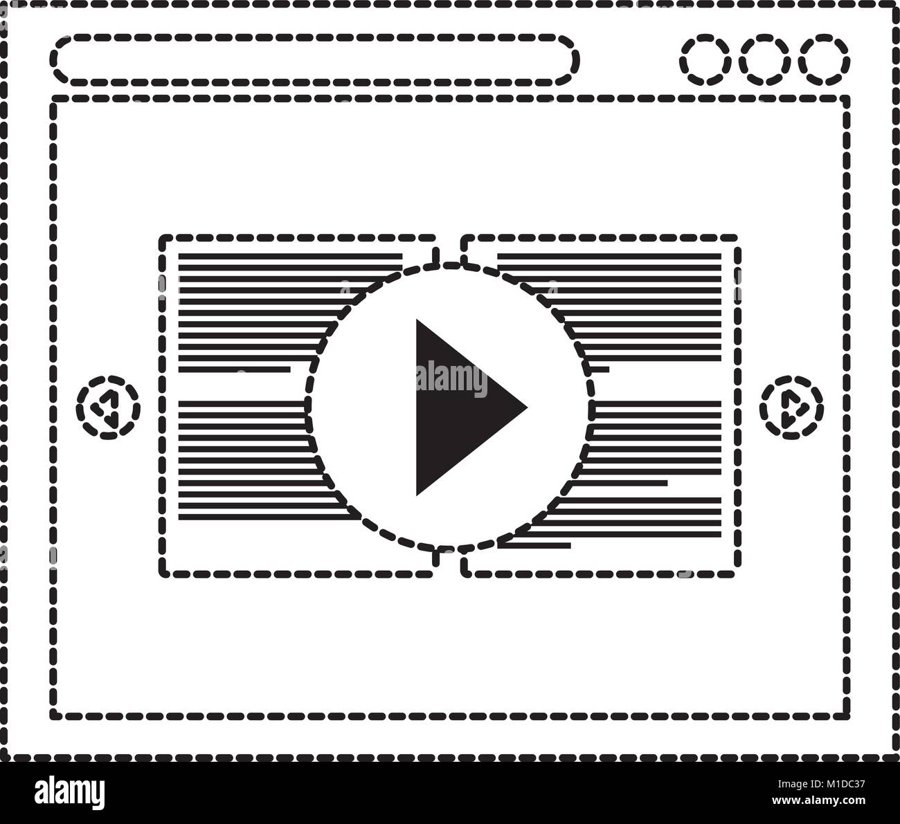 computer window design Stock Vector Image & Art - Alamy