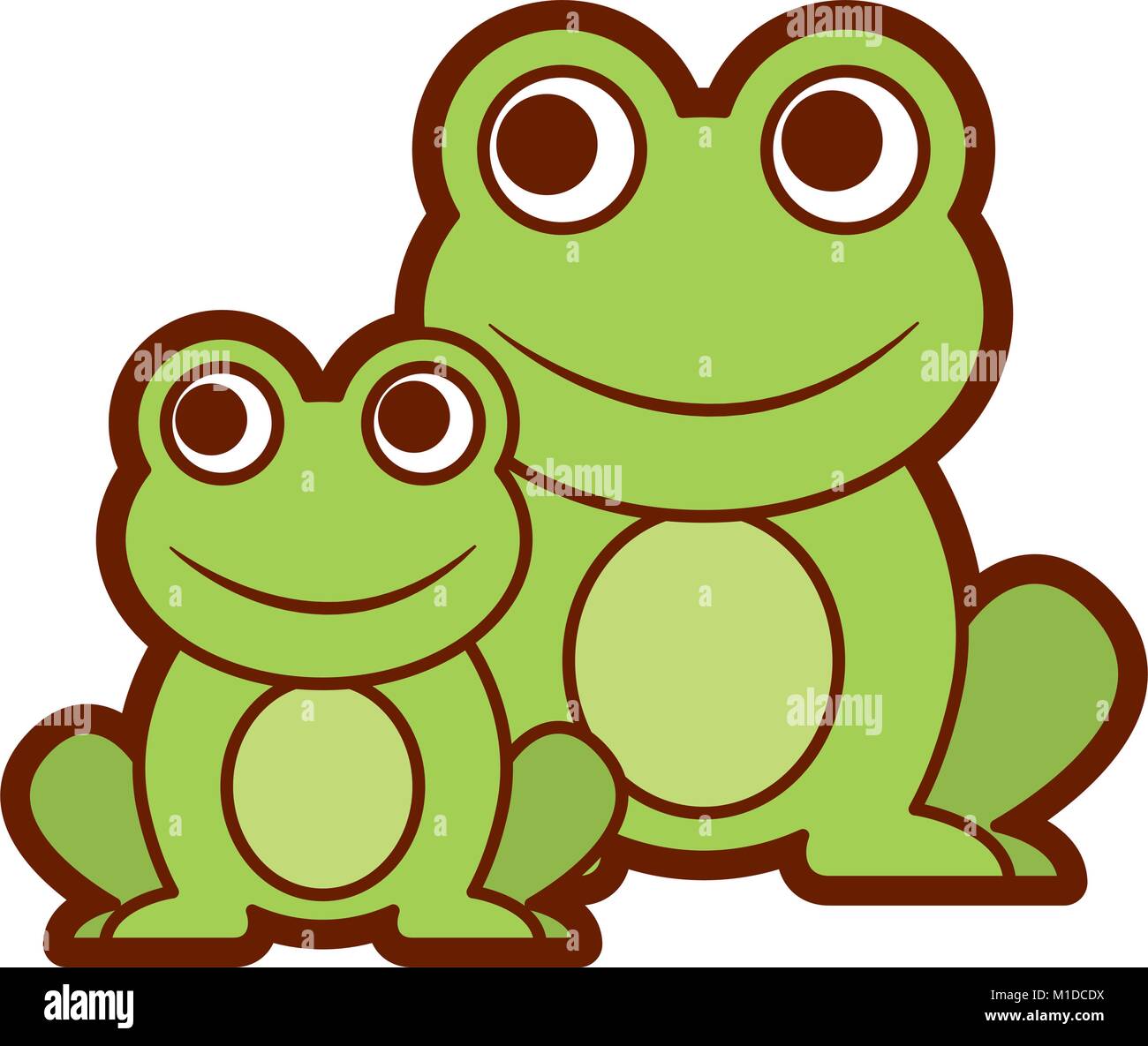 Frogs cartoon hi-res stock photography and images - Alamy