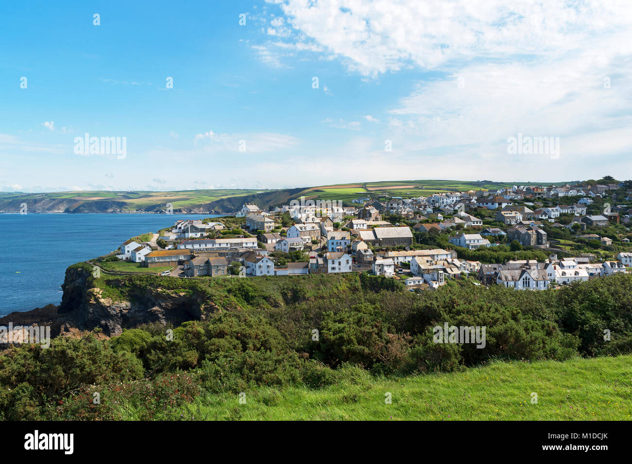 port isaac on the north coast of cornwall, england, britain, uk Stock ...