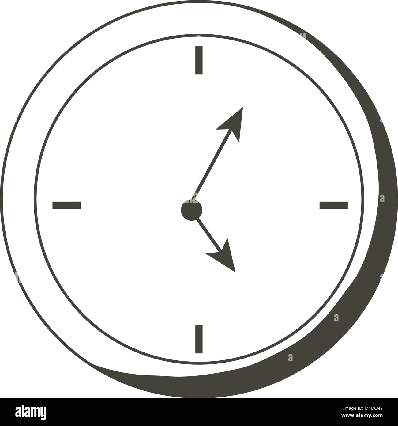 Wall clock icon Stock Vector Image & Art - Alamy