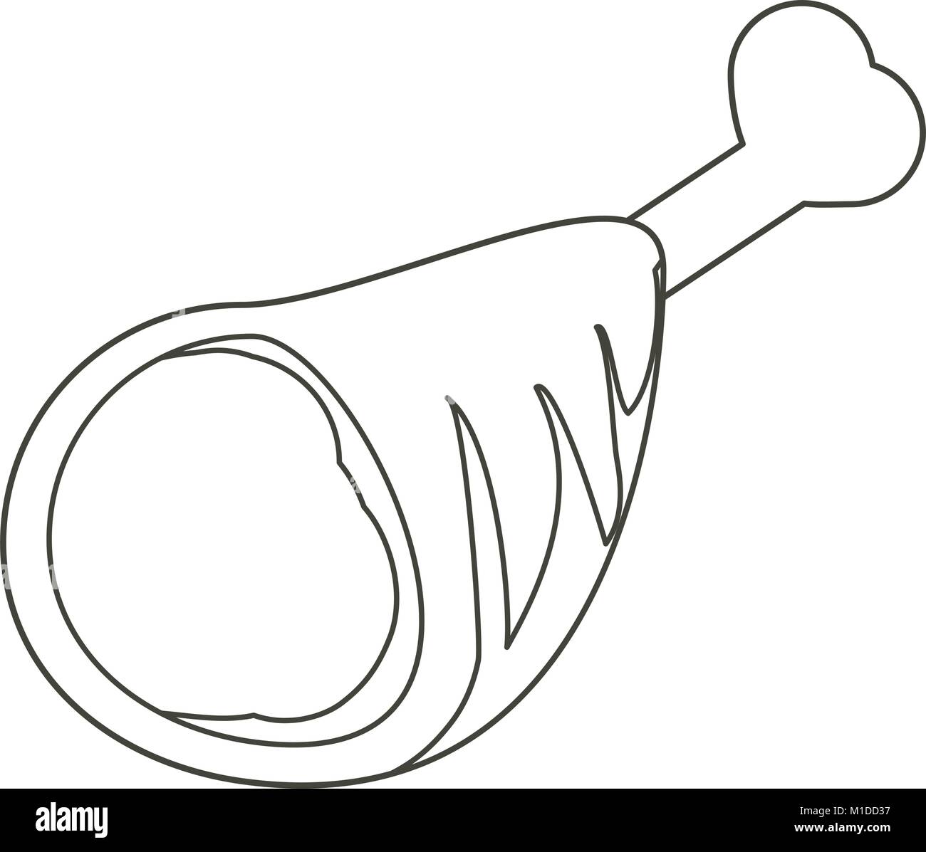 ham leg icon Stock Vector Image & Art - Alamy