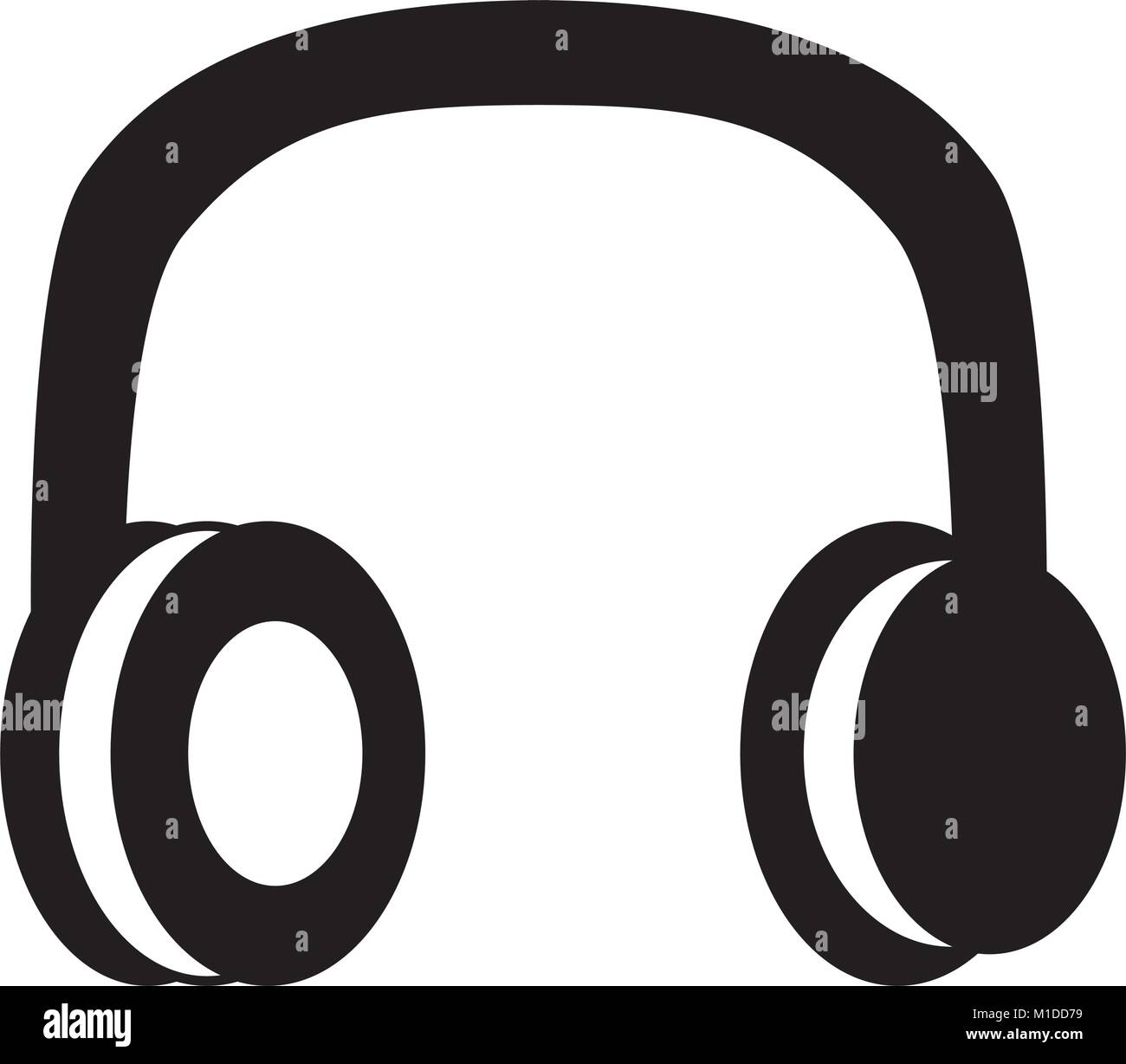Vintage radio headphones Stock Vector Images - Alamy