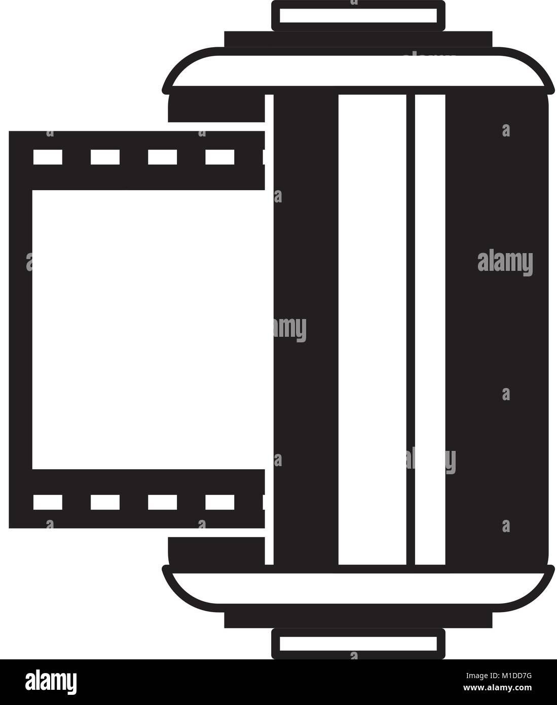 roll tape photographic camera vintage Stock Vector Image & Art - Alamy