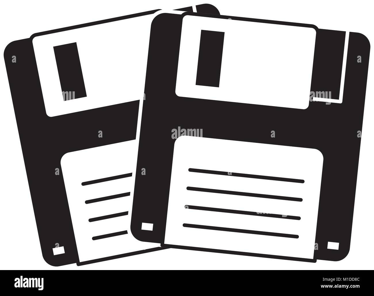 two floppy memory vintage backup Stock Vector Image & Art - Alamy