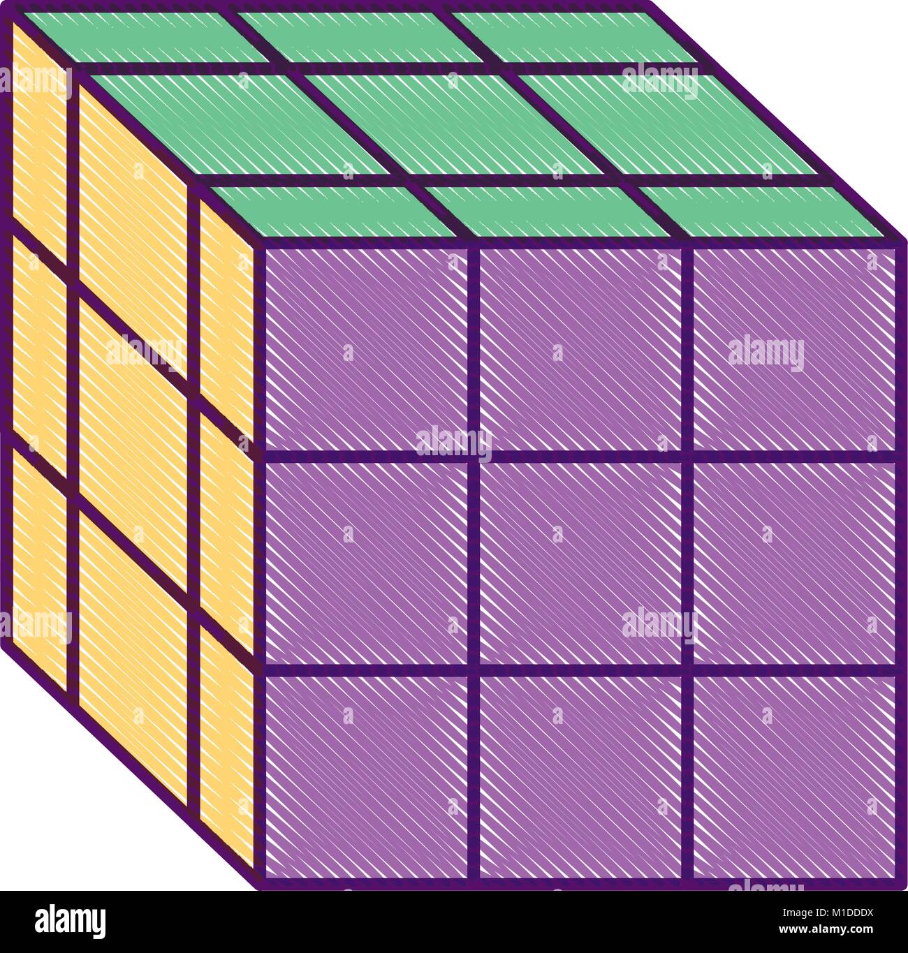 Rubik cube Stock Vector Images - Alamy